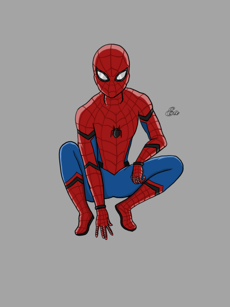 Spider man drawing - ibisPaint