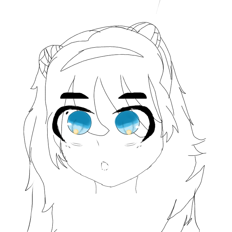 sketsa loli - ibisPaint