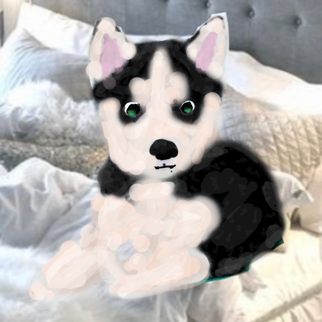 Cute dog - ibisPaint