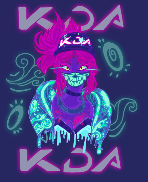 KDA Pop Star Akali Speedpaint - ibisPaint