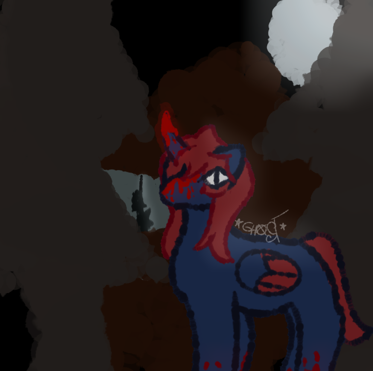 blood pony girl yea - ibisPaint