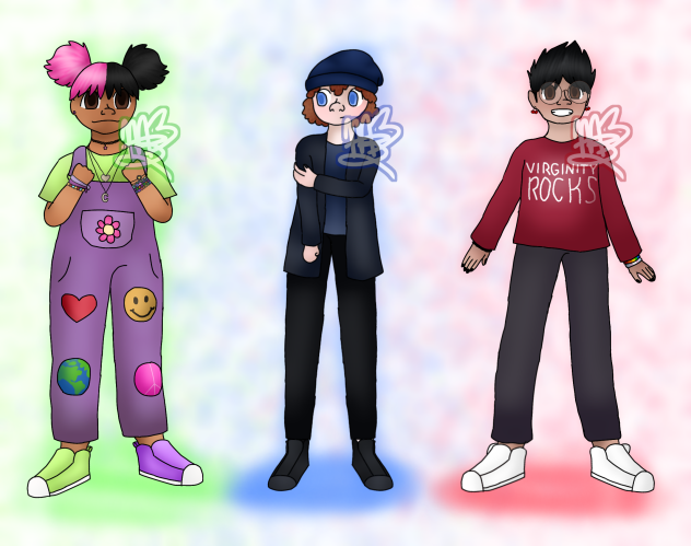 BMC Main 3 as Middle Schoolers - ibisPaint