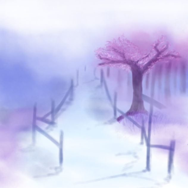 Hazy forest - ibisPaint