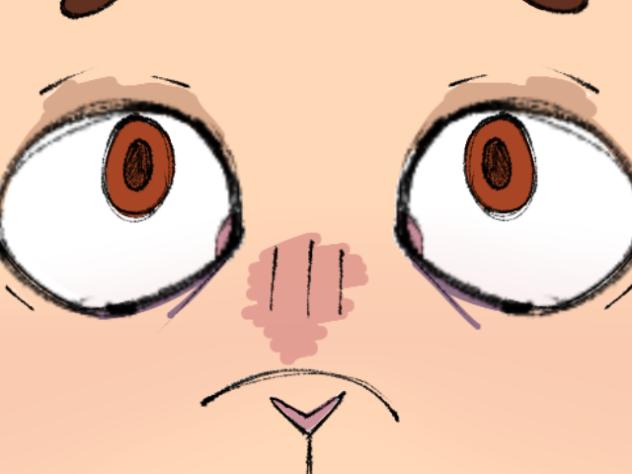 Jess's scared eyes - ibisPaint