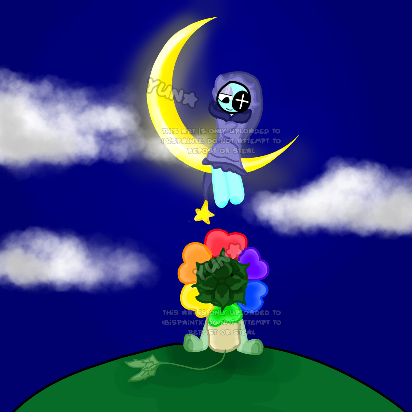 Moonflower shenanigans - ibisPaint