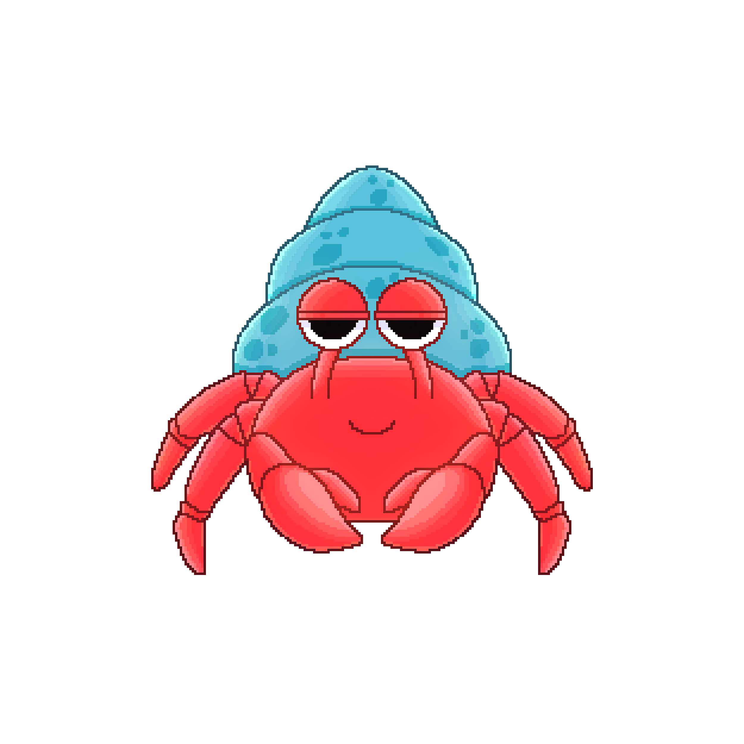 Hermit crab (pixel) - ibisPaint