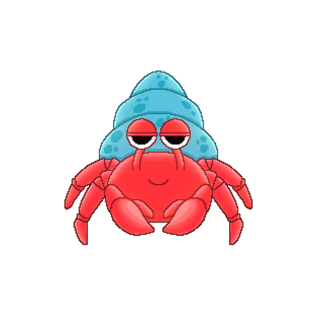 Hermit crab (pixel) - ibisPaint