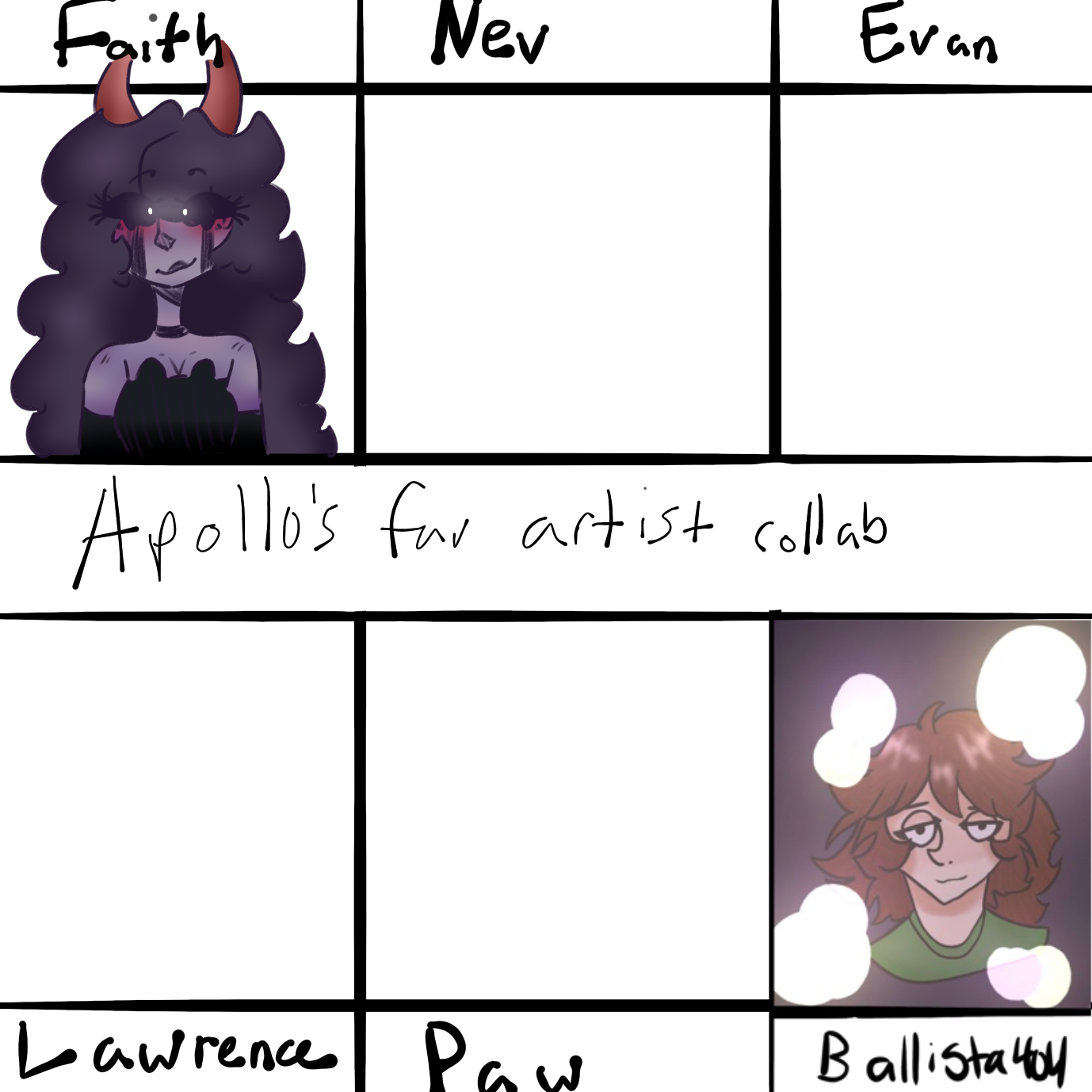Updated fav artist collab - ibisPaint