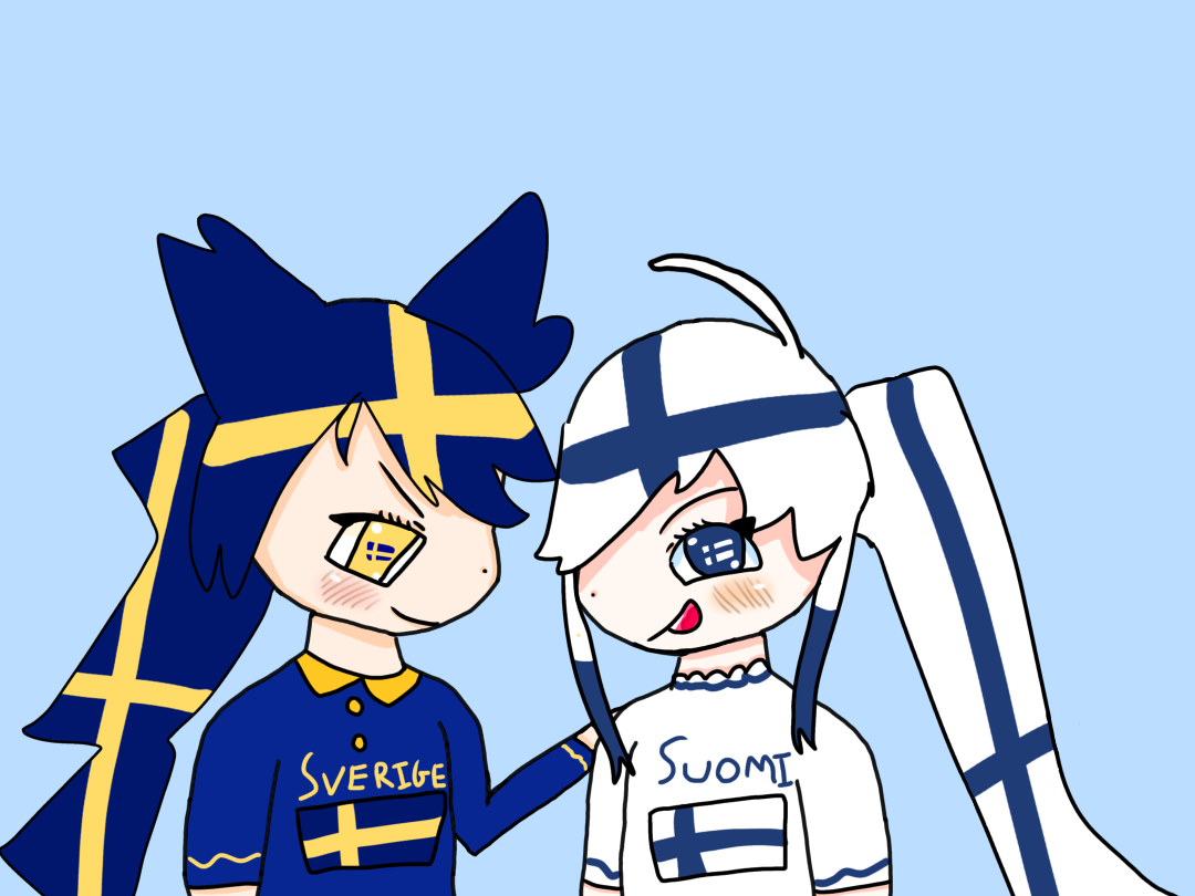 Finland 🇫🇮 and Sweden 🇸🇪 - ibisPaint