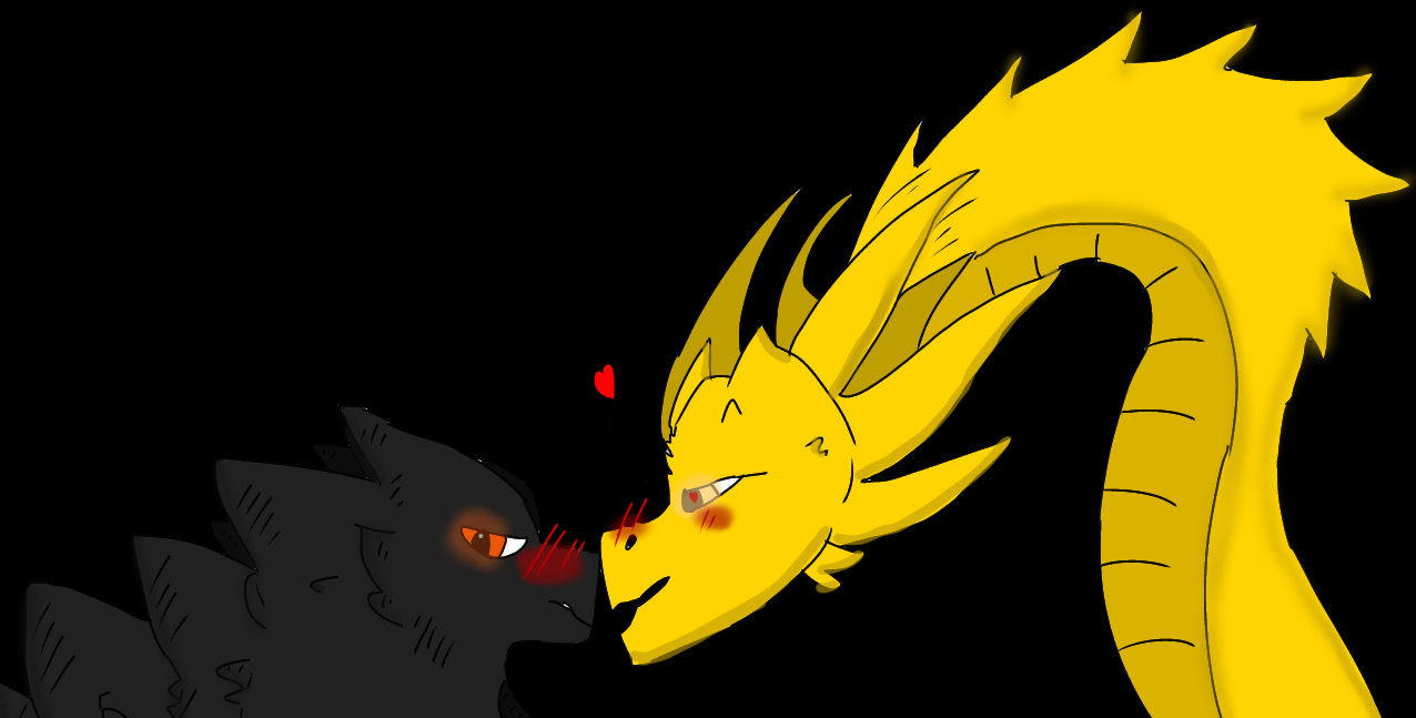 godzilla x Ichi (king ghidorah) - ibisPaint