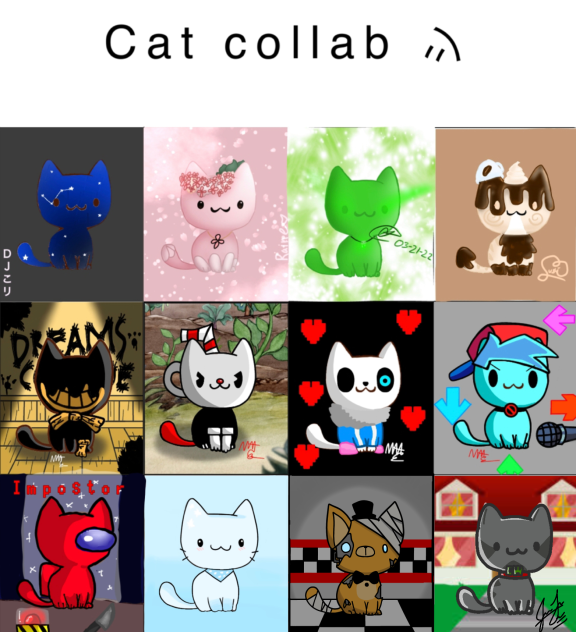 Cat Collab - ibisPaint