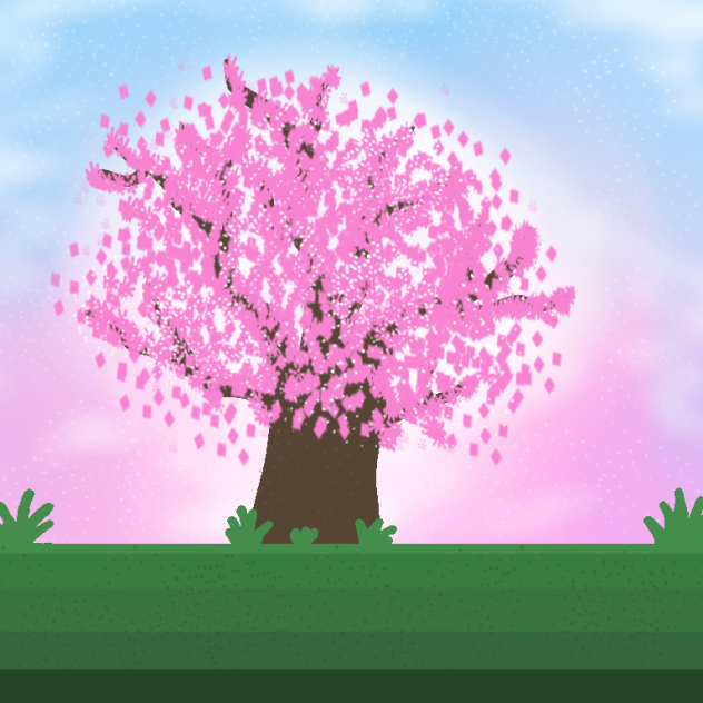 sakura tree - ibisPaint