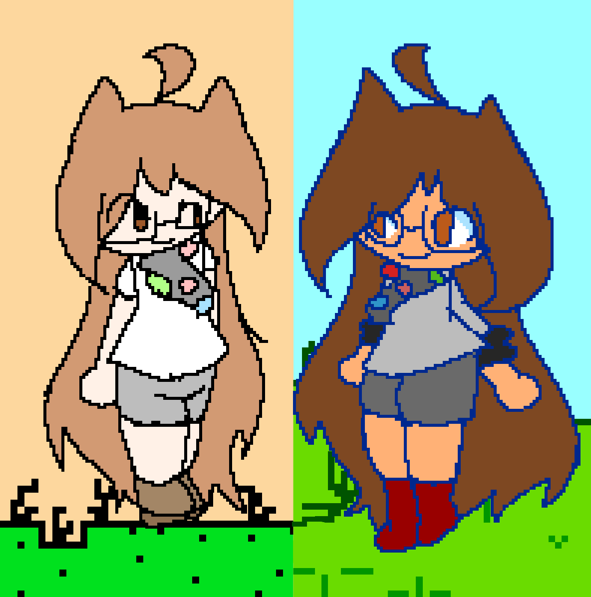 two different kitchen's - ibisPaint