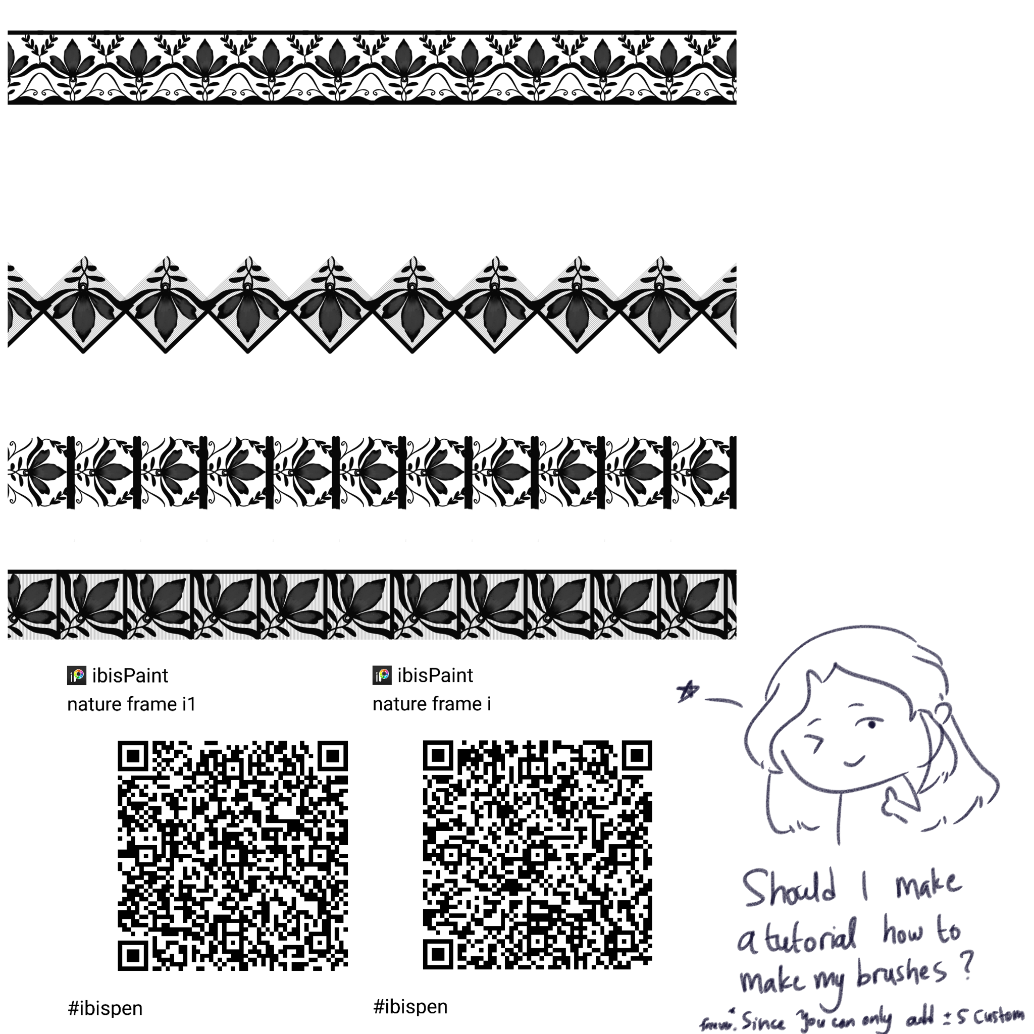 custom brushes trial - ibisPaint