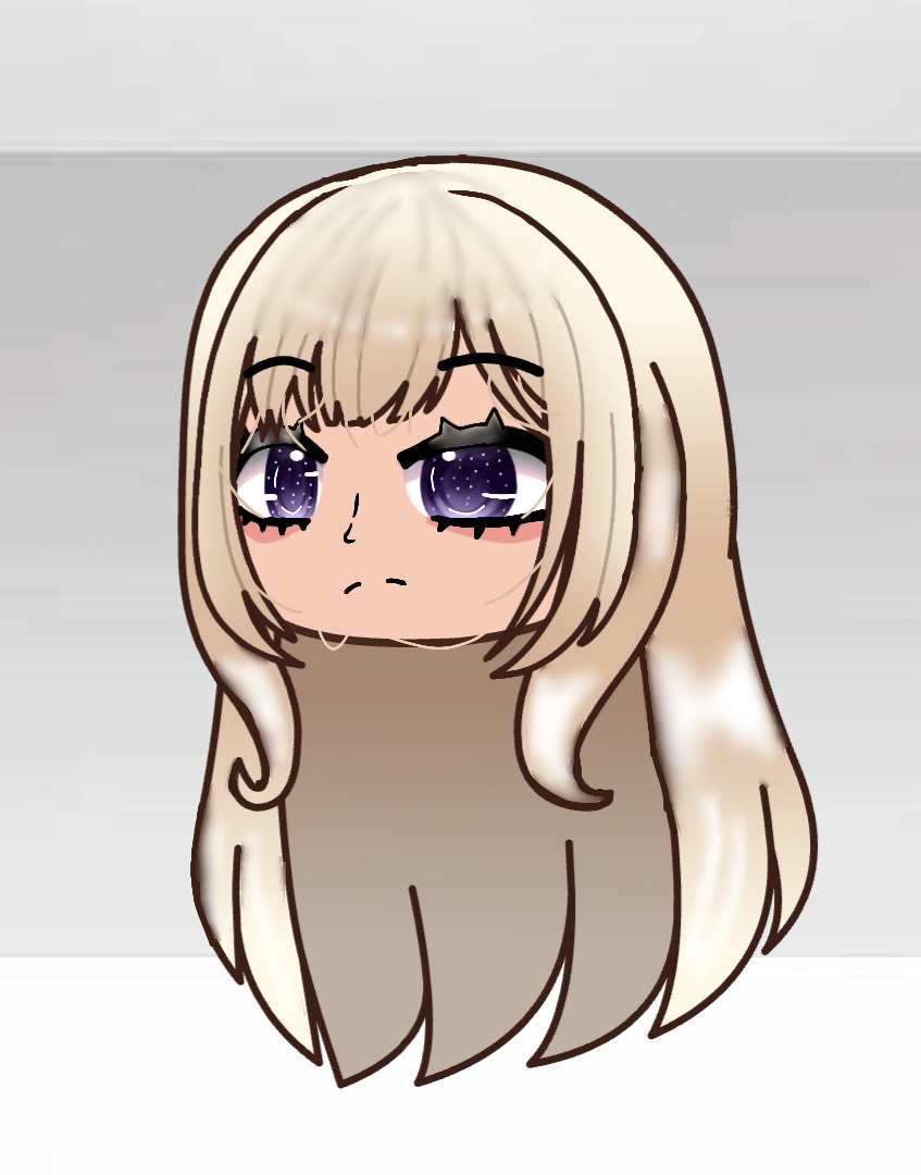 she's worried 😟 - ibisPaint