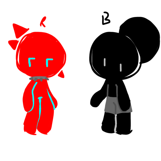 black and red - ibisPaint