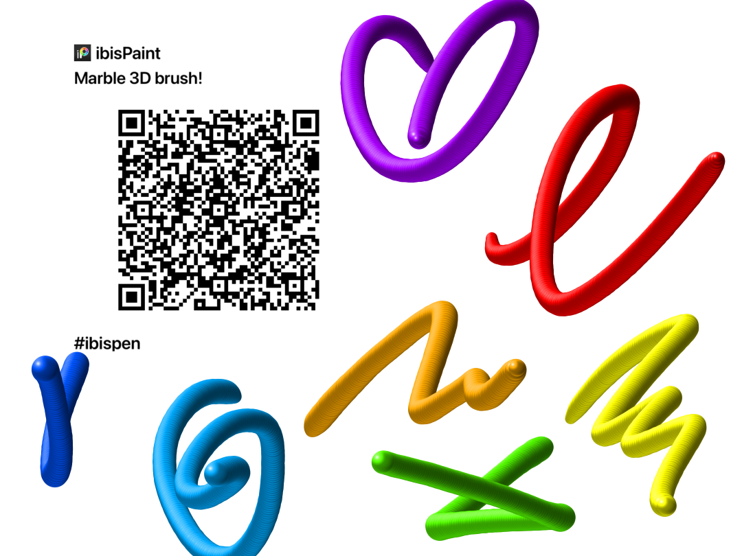 Marble 3D brush! - ibisPaint