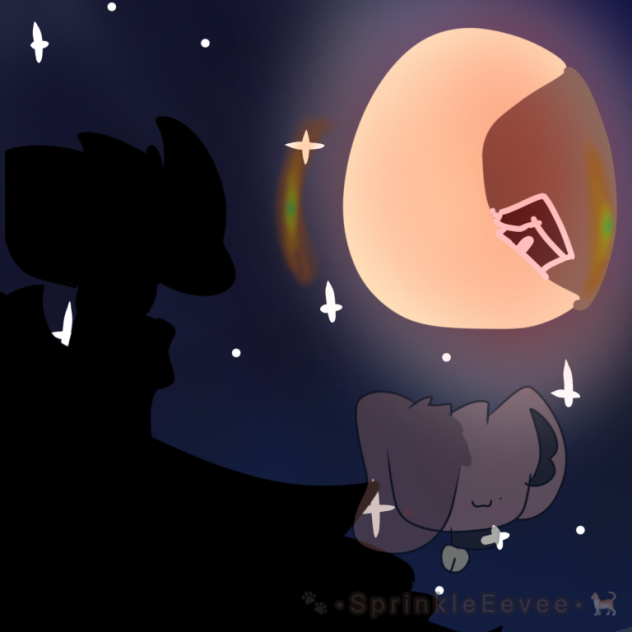 Moon bright light 🌙 - ibisPaint