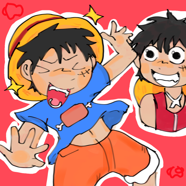 More Luffy art! - ibisPaint