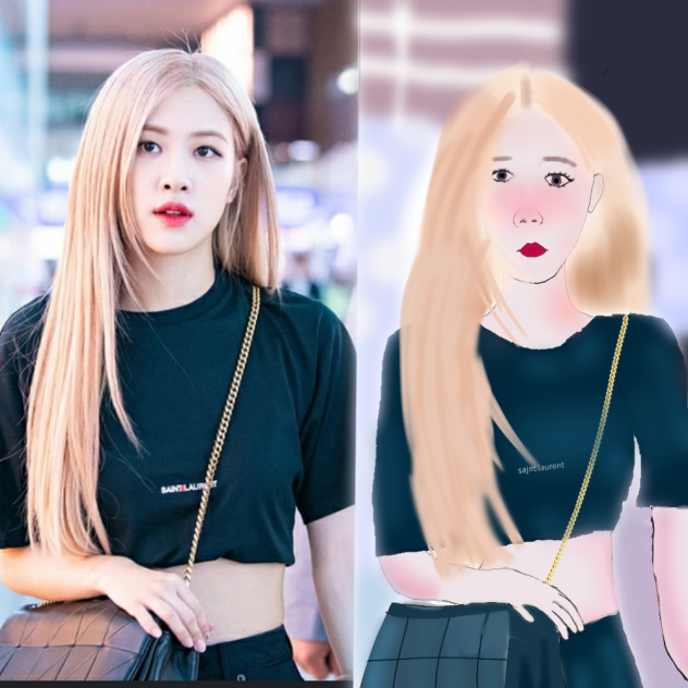 BP🖤💗,Rose🌹 - ibisPaint