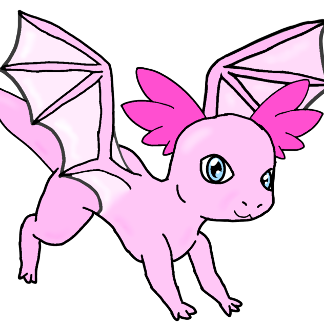 Axolotl Dragon - ibisPaint