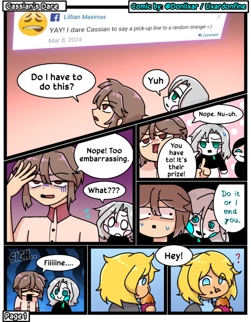 Cassian's Dare - Page 1 {PRIZE} - ibisPaint
