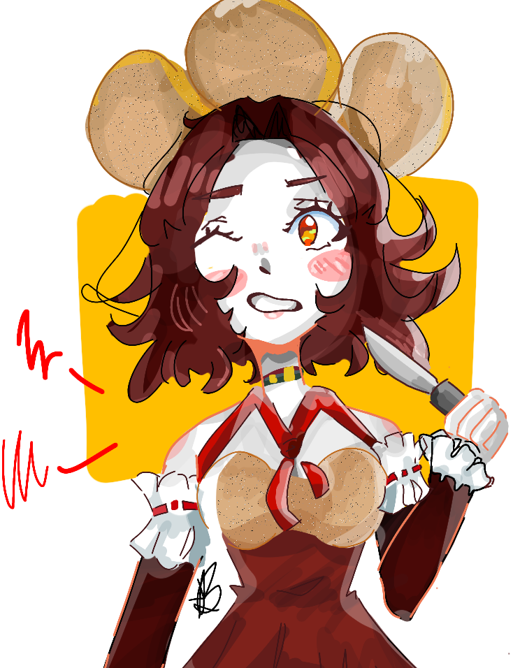 mai of Your turn to die angry - ibisPaint