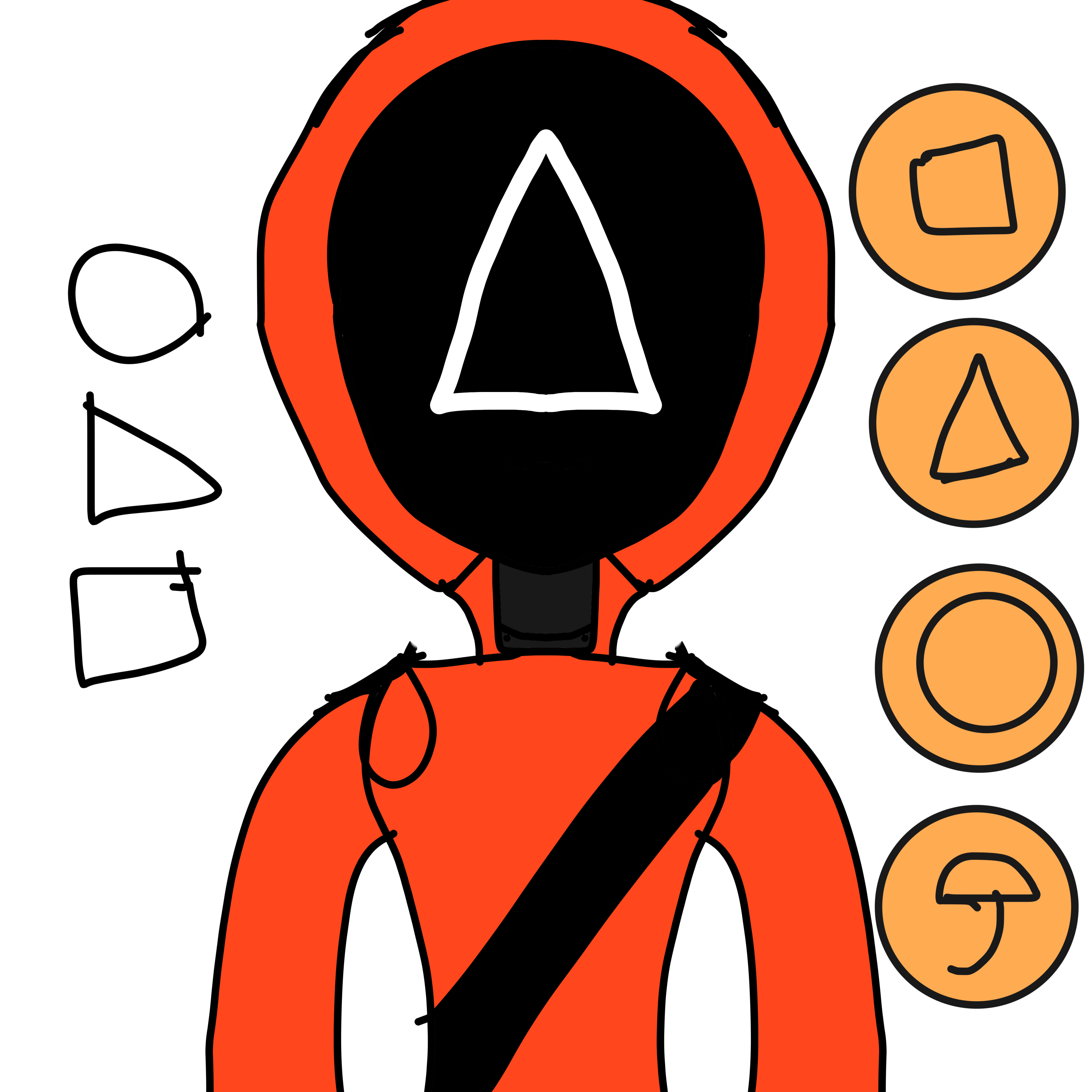 Drawing triangle gaurd plus dalgonaCandy - ibisPaint