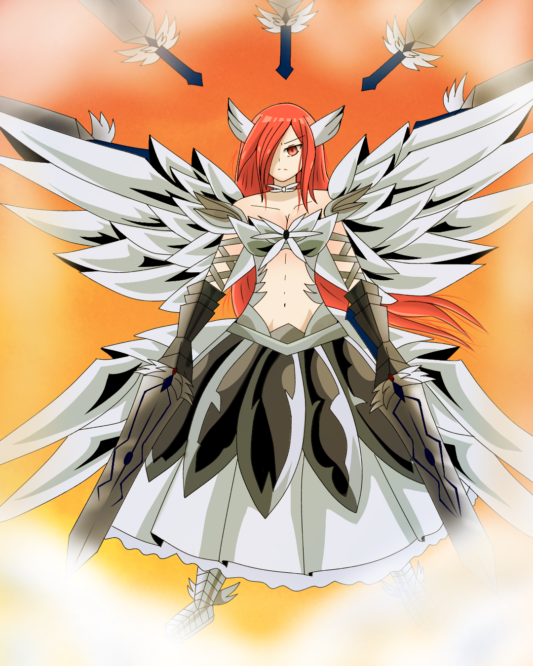 Erza scarlet fanart - ibisPaint