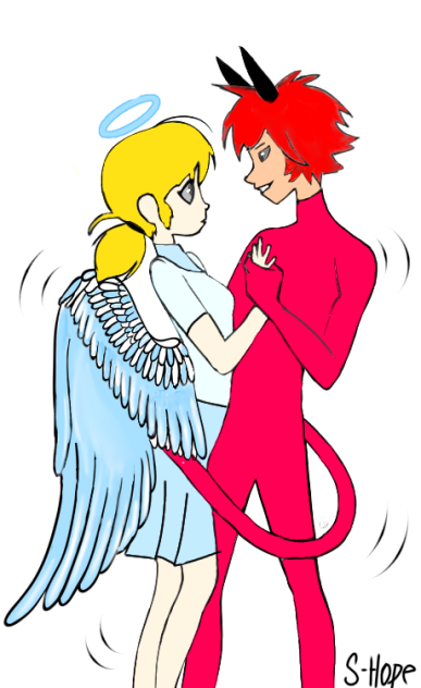 El ángel que bailaba con el diablo - ibisPaint