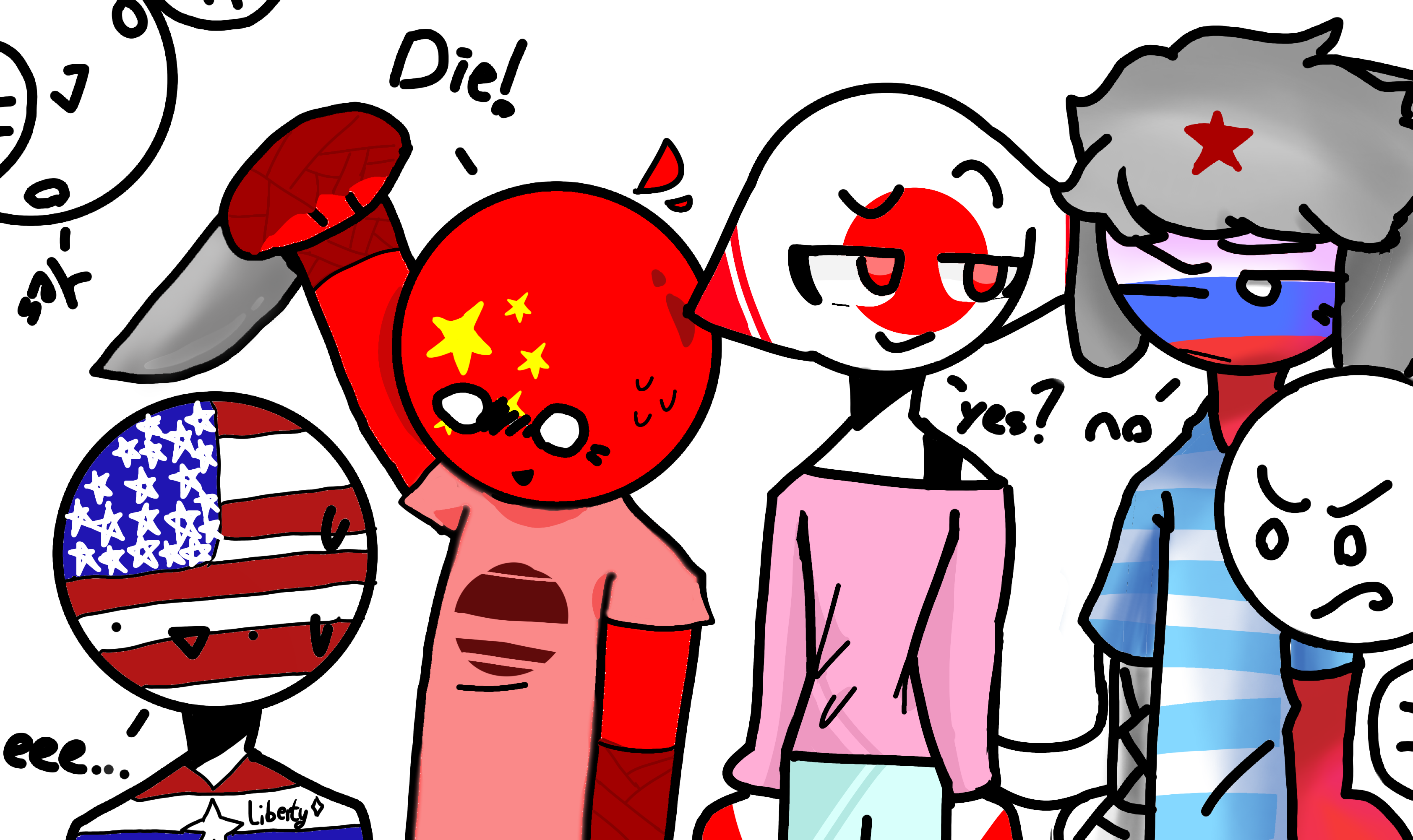 Country humans - ibisPaint