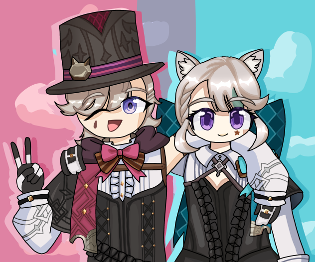 lynette and lyney - ibisPaint