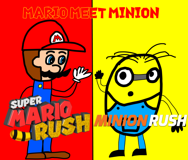 Mario Meet Minion - ibisPaint