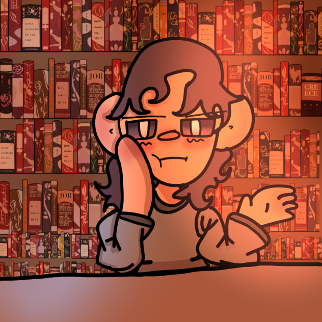 POV, the small town’s librarian - ibisPaint