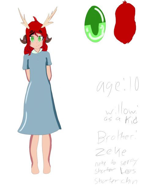 Willow kid ref sheet - ibisPaint