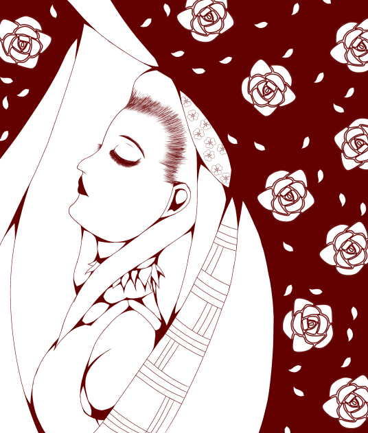 doing line art River wyles (to the moon) - ibisPaint