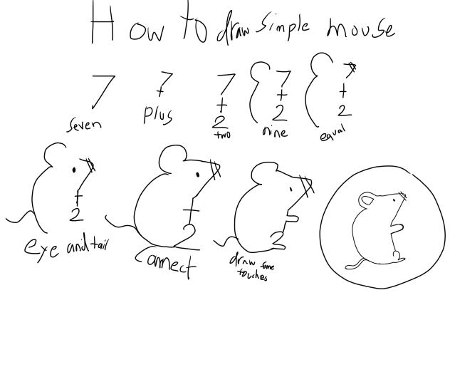 How to draw simple Mouse - ibisPaint