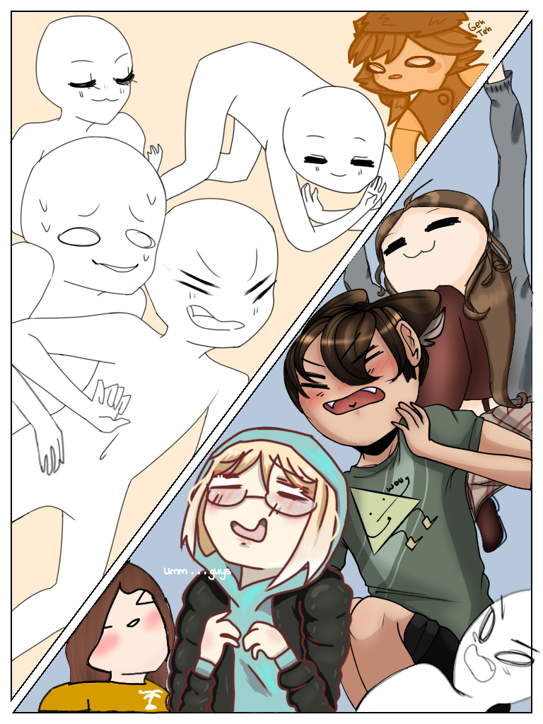 Hot & Cold Collab - ibisPaint