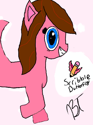 Scribble Butterfly (My OC) - ibisPaint