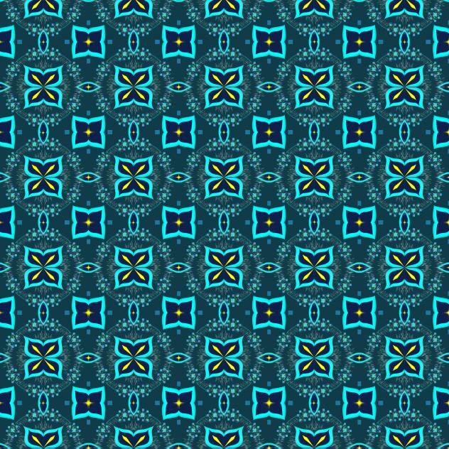 blue- dark pattern - ibisPaint