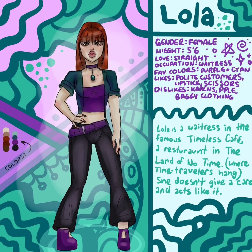 Lola- OC ref sheet - ibisPaint
