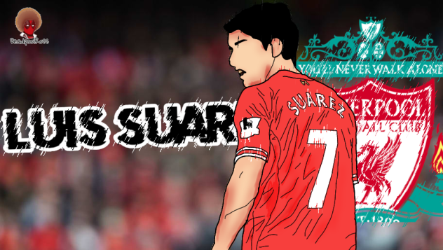 Luis Suárez Liverpool - ibisPaint