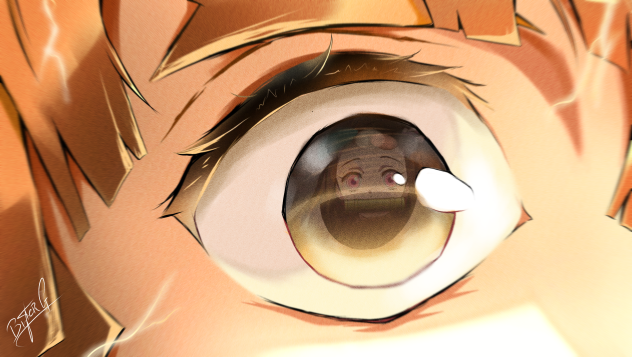 Eye Zenitsu - ibisPaint