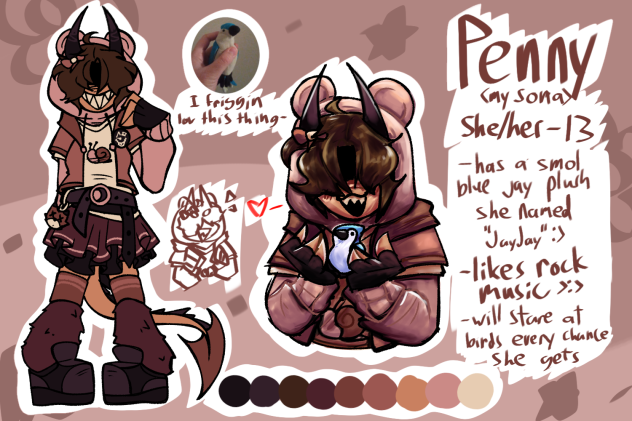 Sona design n refsheet 😎 - ibisPaint