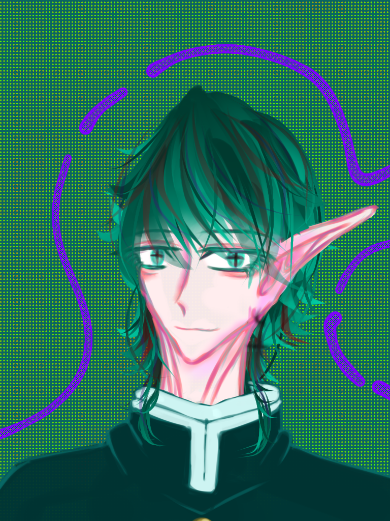 Hada with a Japanese student uniform xD - ibisPaint