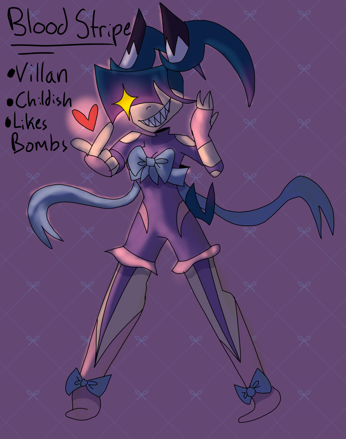 Blood Stripe (MY OC VILLAN) - ibisPaint