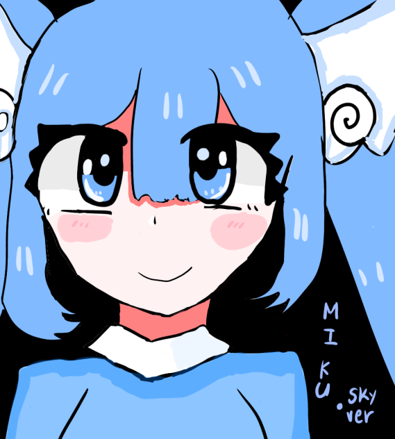 Miku (Sky ver) - ibisPaint
