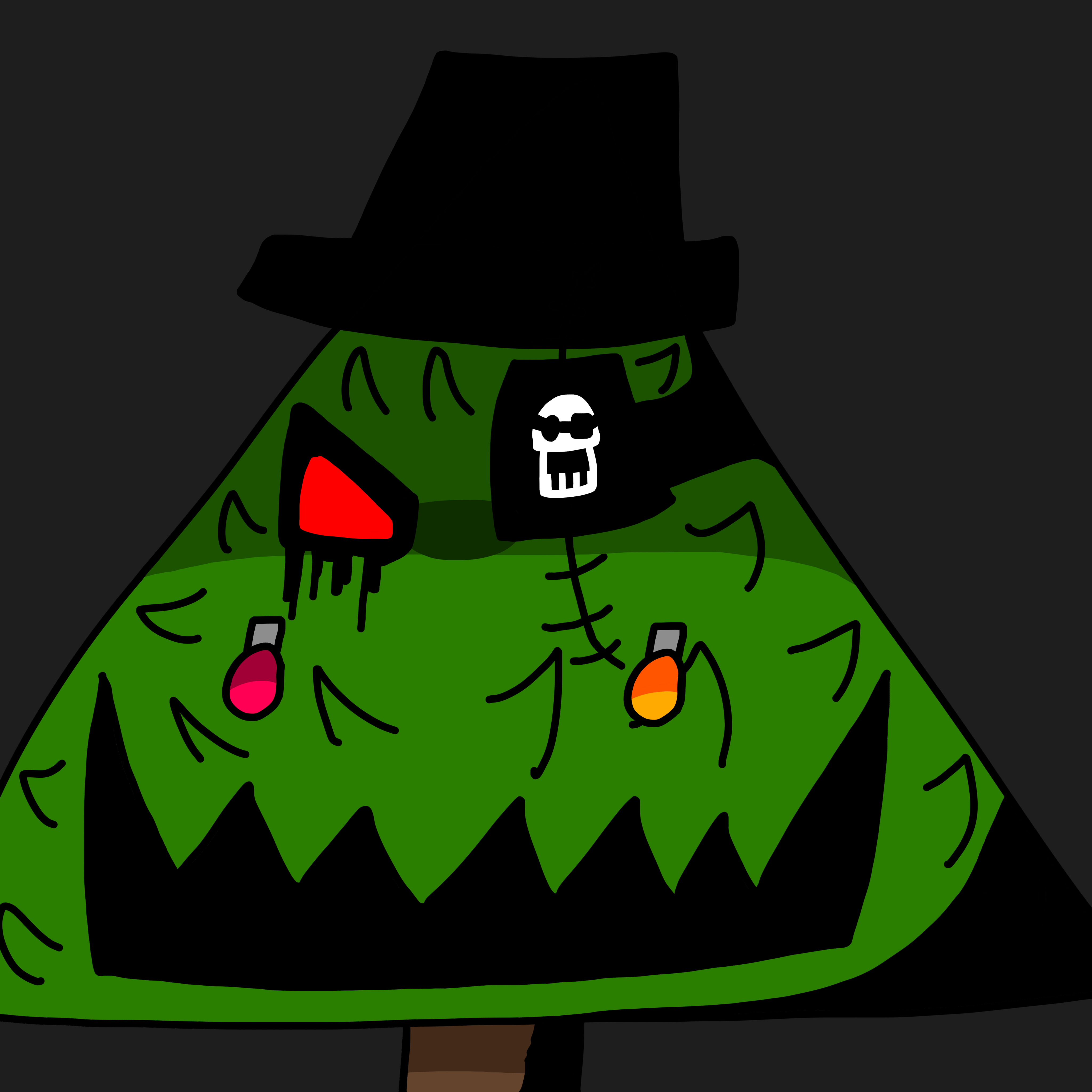 Tommy the Tree Jumpscare (ONAF5) - ibisPaint