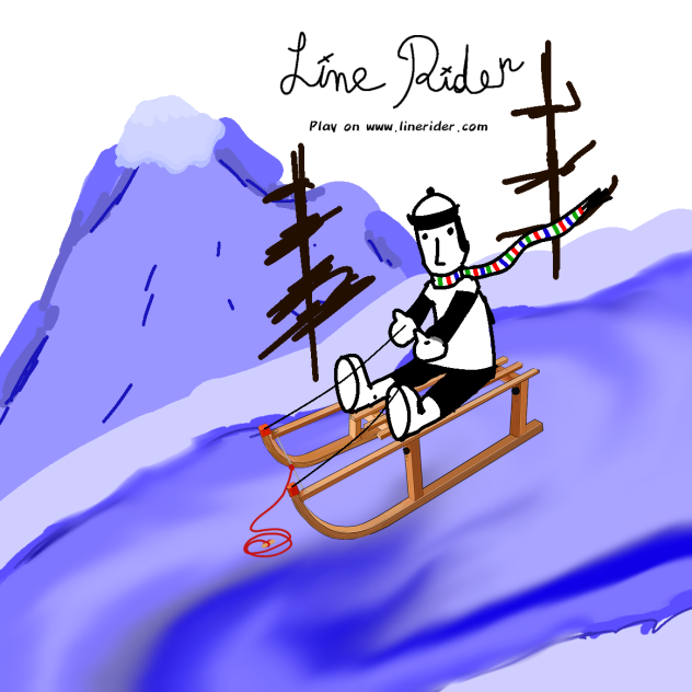 Line rider - ibisPaint