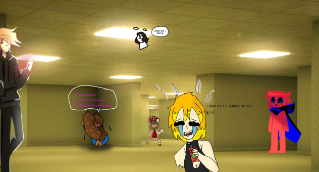 Backrooms collaboration - ibisPaint